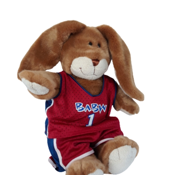 Build-A-Bear | Toys | Builda Bear Brown Plush Rabbit Basketball Uniform ...